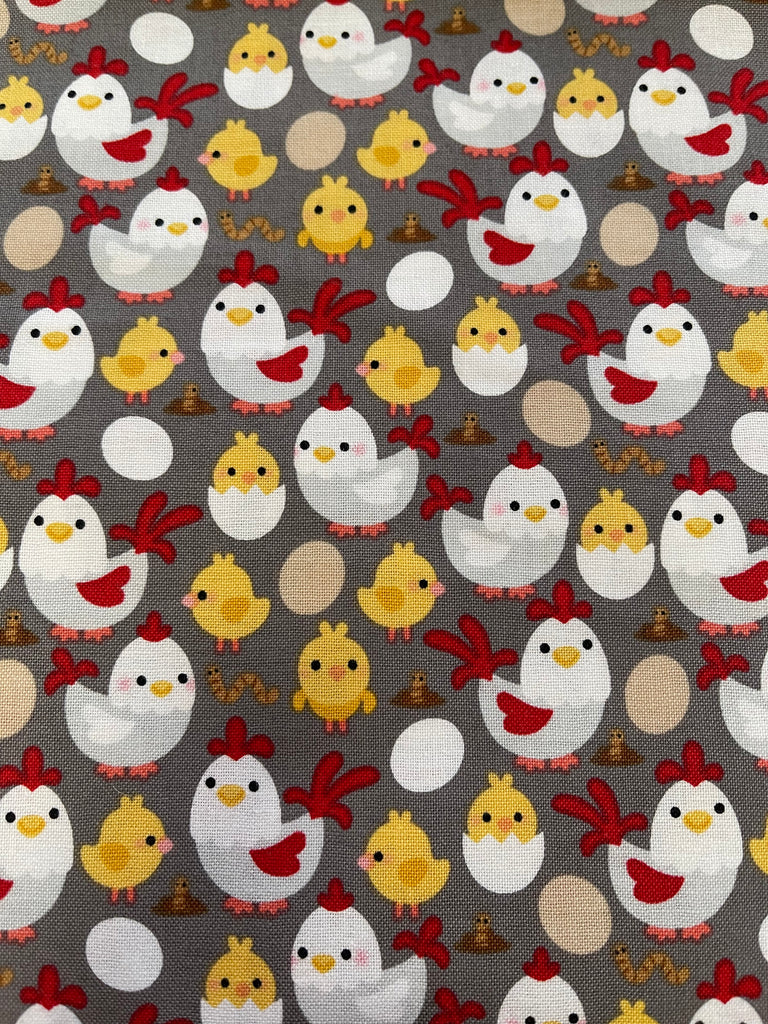 Chicks and Eggs Fabric – Village Fabrics