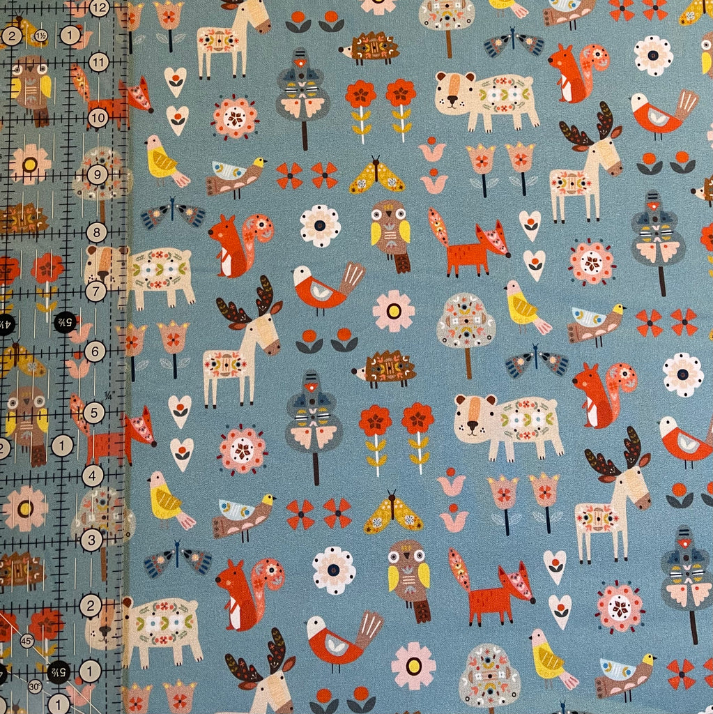 Woodland Creatures Fabric – Village Fabrics