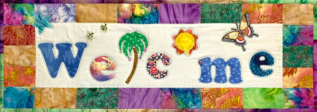 Welcome Signs - Seasons Pattern – Village Fabrics